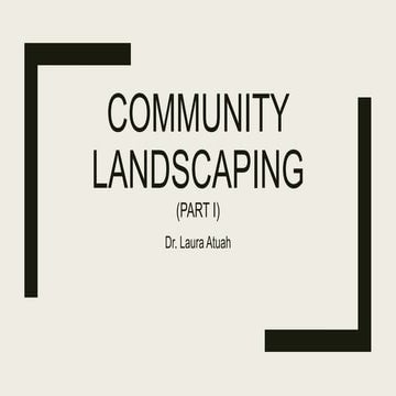 community landscaping 2023 a.pptx advance | PPTX