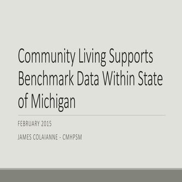 Community living supports in the state of michigan | PDF