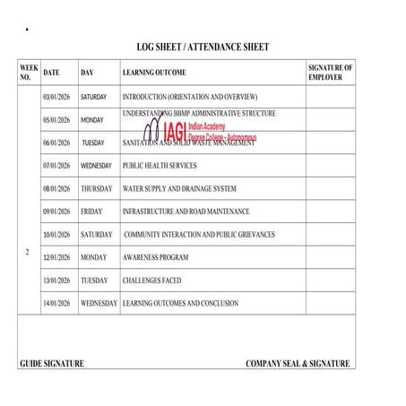 COMMUNITY LOG SHEET. .docx