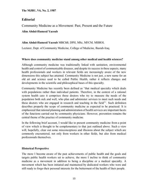 Guidelines for writing a medical paper Introducing the paper to the ...