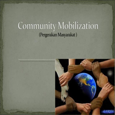 Community mobilization jq | PPT