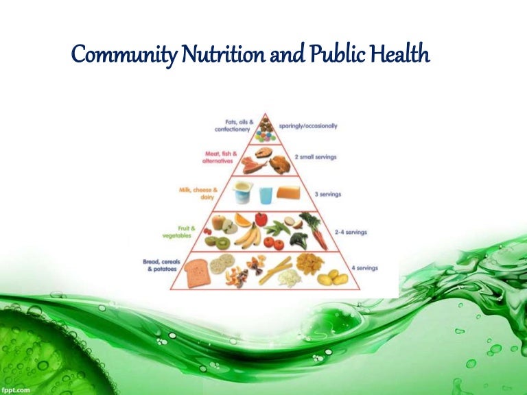 Community nutrition and public health