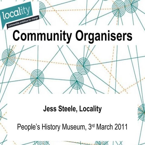 Community organiser presentation | PPT