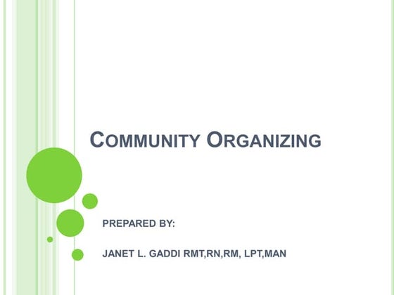 COMMUNITY ORGANIZING-PARTICIPATORY ACTION RESEARCH PROCESS | PPTX ...