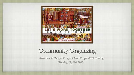 Methods of community organization | PPTX