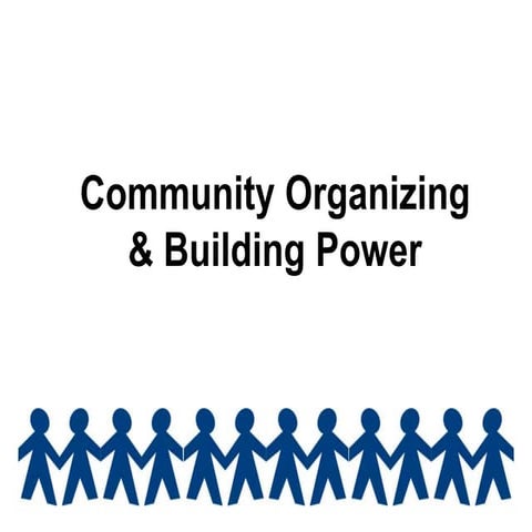 CCW conference: Community organizing and building power (1) | PPT