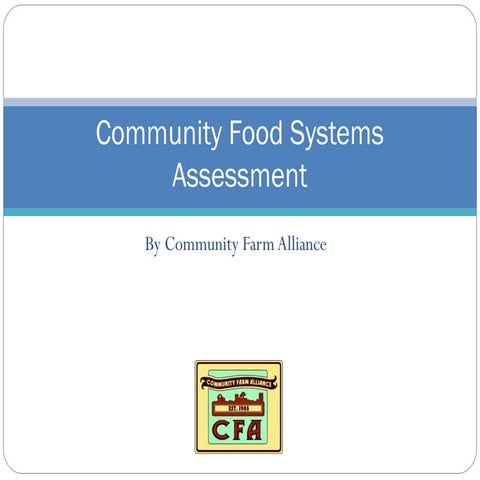 Community Presentation CFA | PPT