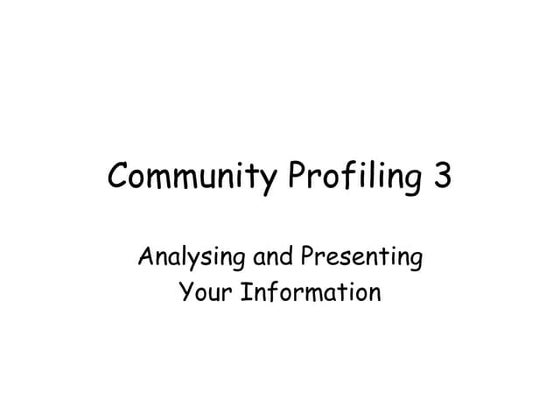 Target Market Profiling Questions | PDF