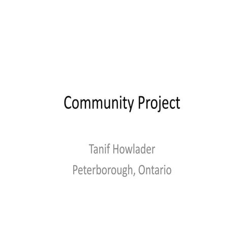 Community project | PPT