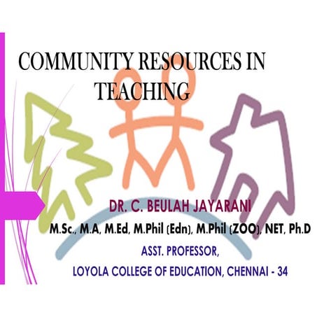 Community resources in teaching | PDF