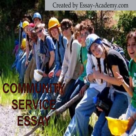 Community service essay | PPTX