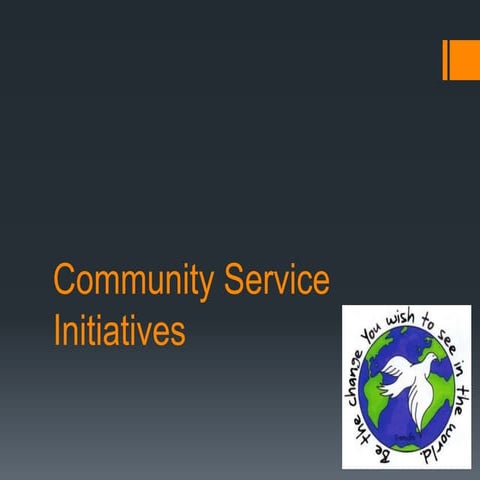 Community Service Initiatives | PPT