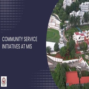 Community Service Initiatives at MIS.pptx