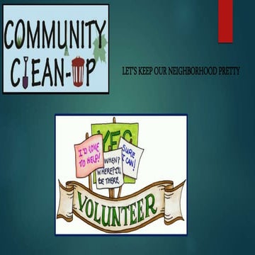 Community service ppt project (2) | PPTX