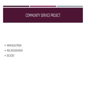 COMMUNITY SERVICE PROJECT 526.pptx