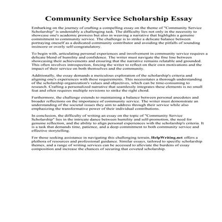 Community Service Scholarship Essay.pdf