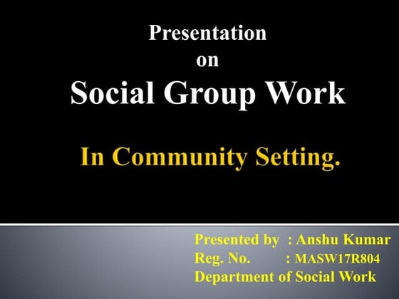 MODELS IN SOCIAL GROUP WORK , BY ARSHIL PC ,DEPARTMENT OF SOCIAL WORK ...