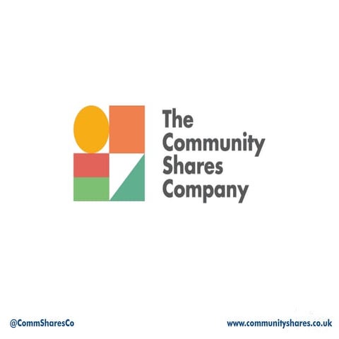 Some things we've learnt from doing Community Shares | PPT