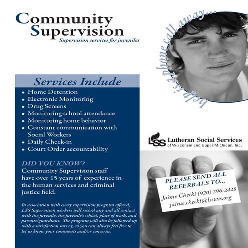 Community Supervision Program Flyer | PDF