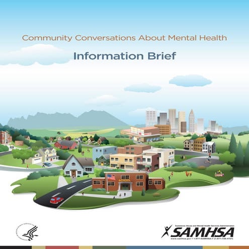 SAMHSA GUIDE: COMMUNITY CONVERSATIONS ABOUT MENTAL HEALTH | PDF