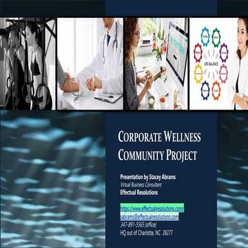 Corporate Health & Wellness Program | PDF