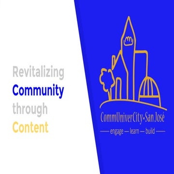 CommUniverCity San Jose Social Media | PPT