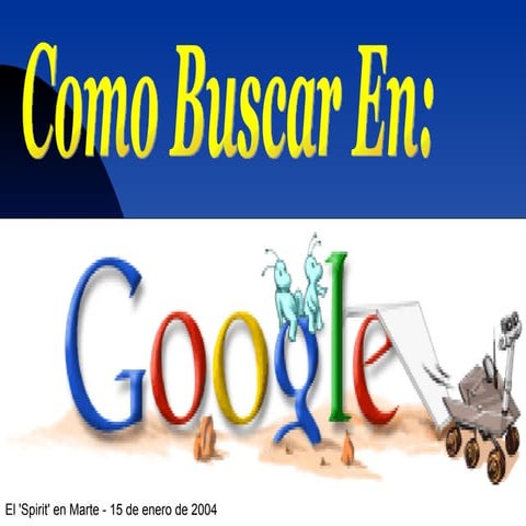 Como buscar en Google | PPT