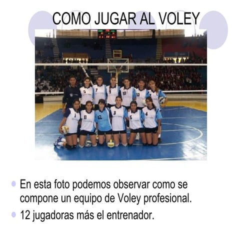 Como Jugar Al Voley | PPT