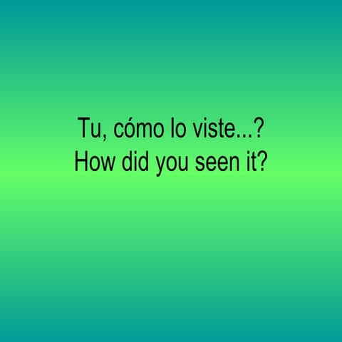 como lo viste? | PPS