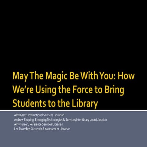 May The Magic Be With You: How We're Using the Force to Bring Students ...