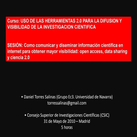 INFORMACIÓN CIENTÍFICA Y TÉCNICA | PPT