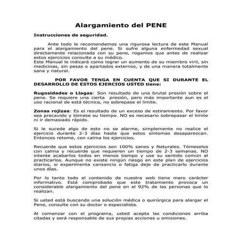 Alargamiento peneano | PPTX
