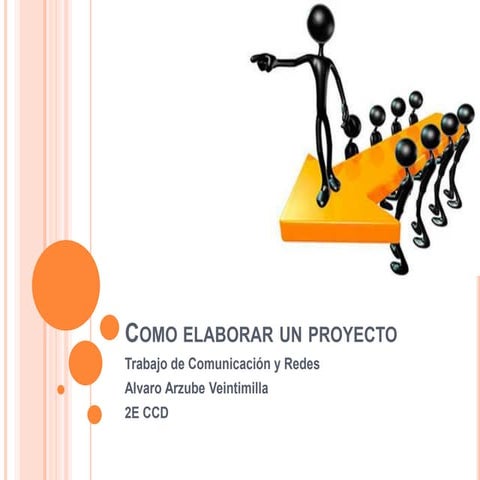 Como elaborar un proyecto | PPTX