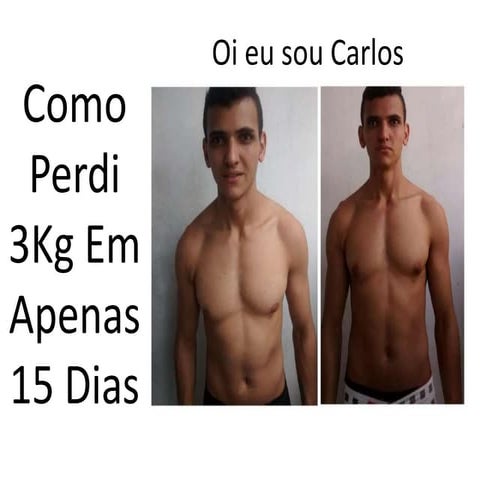 Como Perder Peso Como Perdi 3kg Em 15 Dias Ppt