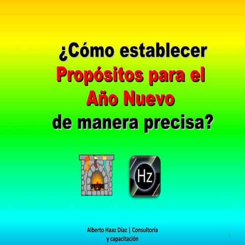 Propósitos para el nuevo año | PPTX
