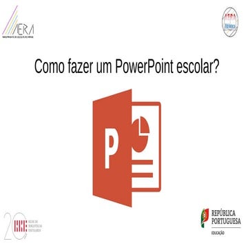 Como fazer um power point escolar | PPT