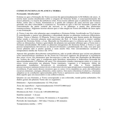 Como funciona o planeta terra | PDF | Geology | Science
