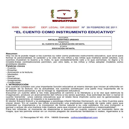 Como leer un cuento | PDF