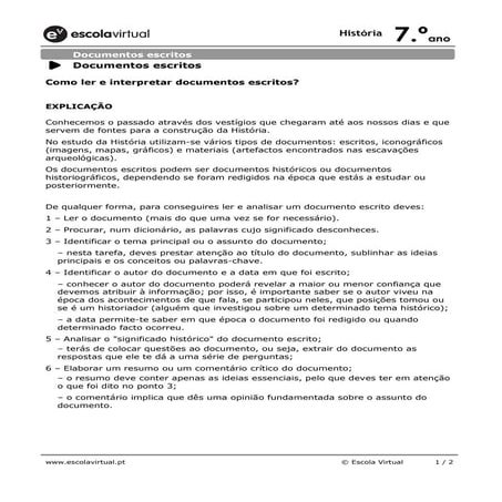 Como ler e interpretar documentos escritos 1 | PDF | Resume Writing and Advice | Job Search