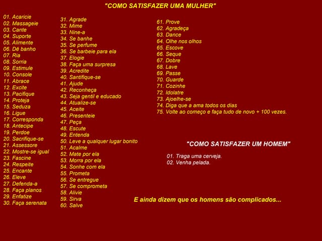 Como Satisfazer Uma Mulher Ppt Download Gratuito