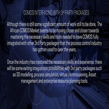 COMOS interfacing with other packages.pdf