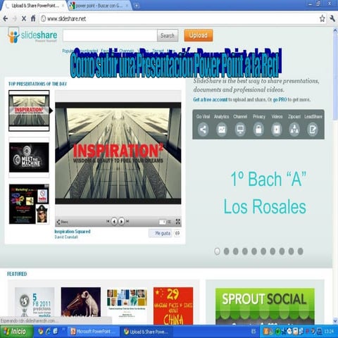 Como subir un power point a la red | PPT | Technology & Computing