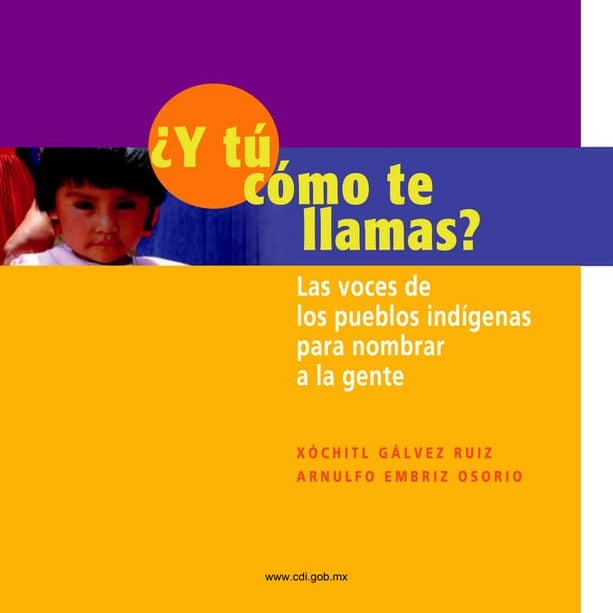 ¿Como te llamas? nombres indigenas | PDF