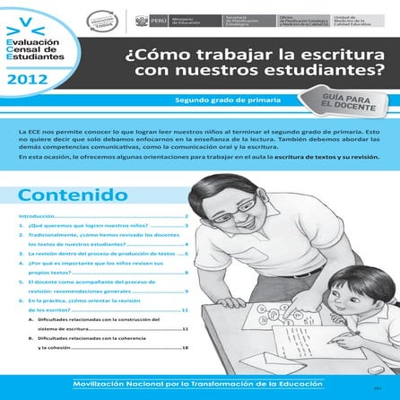 Cómo trabajar la escritura con nuestros estudiantes | PDF