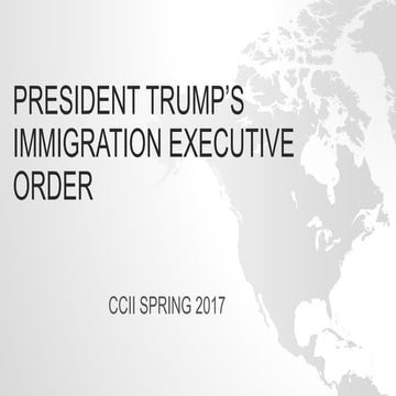 Trumps Immigration Ban Ppt