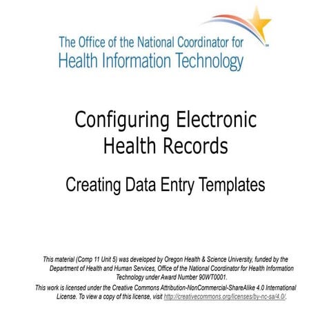 Creating Data Entry Templates | PPTX