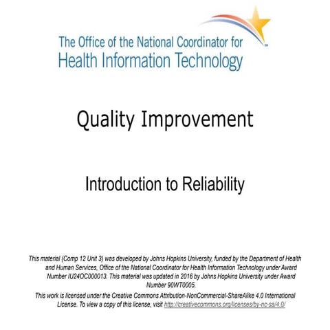 Introduction to Reliability | PPTX