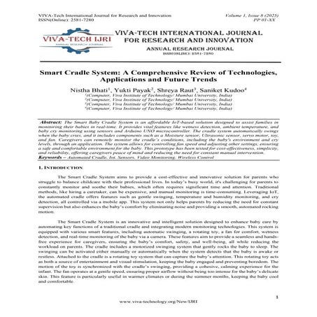 Smart Cradle System: A Comprehensive Review of Technologies ...