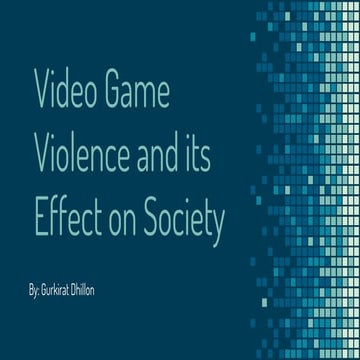 Violence In Video Games | PPT