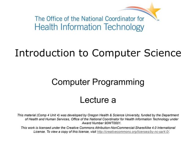 Computer Programming Lecture A Ppt 5928